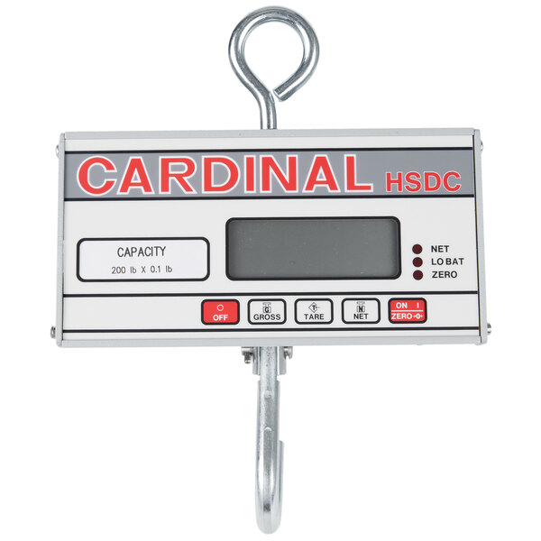 Cardinal Detecto HSDC-200 200 lb. Digital Hanging Scale, Legal for Trade
