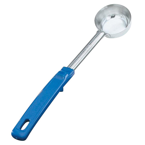 Vollrath 62157 2 oz. Blue Solid Round Stainless Steel Spoodle® Portion ...