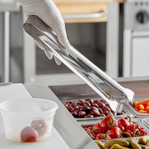 Vollrath 47112 12" Stainless Steel Pom Tong
