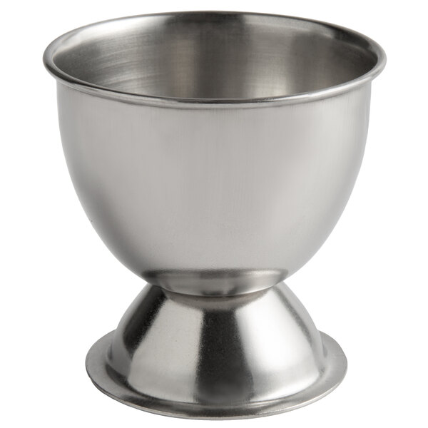 Thunder Group 2" x 2 1/8" Stainless Steel Footed Egg Cup