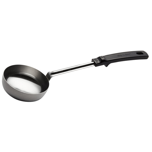 Vollrath Spoodle Utensil, 8 oz., Black - WebstaurantStore