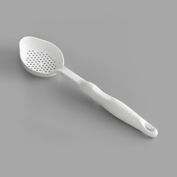Vollrath 5292915 4 oz. White High Heat Perforated Oval Nylon Spoodle ...