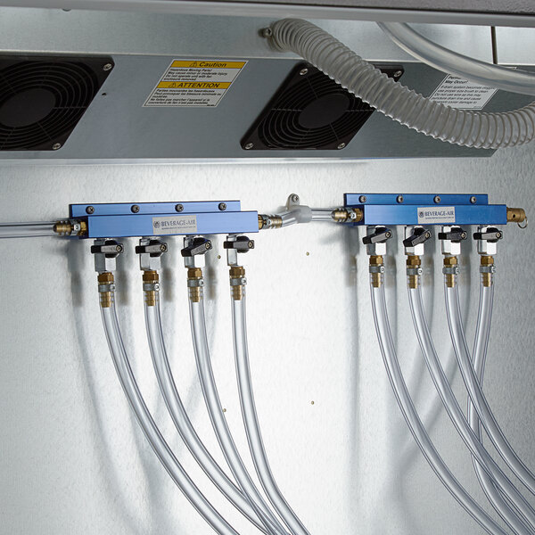 Beverage-Air DD94HC-1-B-12T 12 Tap Kegerator Beer Dispenser - Black ...