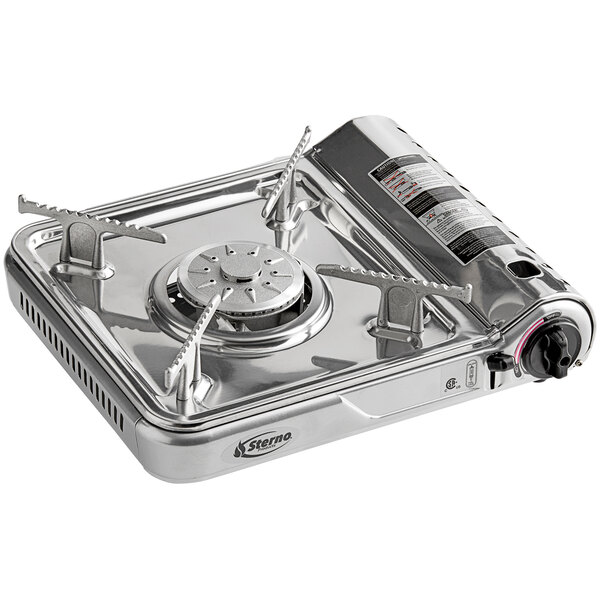 Sterno 50178 1-Burner Stainless Steel Butane Countertop Range ...