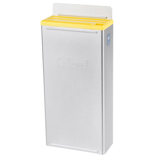 Edlund KR-50 4-Slot HACCP Enclosed Stainless Steel Knife Rack with Blue ...