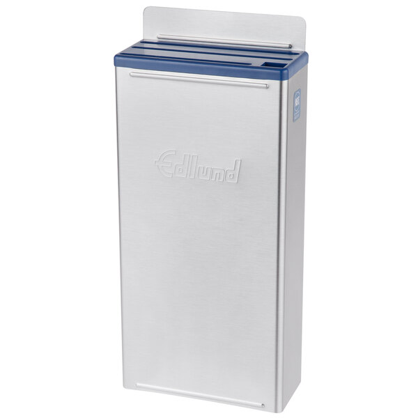 Edlund KR-50 4-Slot HACCP Enclosed Stainless Steel Knife Rack with Blue ...