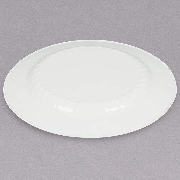 WNA Comet MP10IPREM 10 1/4" Ivory Masterpiece Plastic Plate with Gold ...