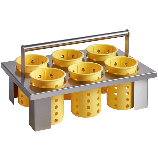 Steril-Sil E1-BS6OE-RP-YELLOW Stainless Steel 6-Cylinder Drop-In ...