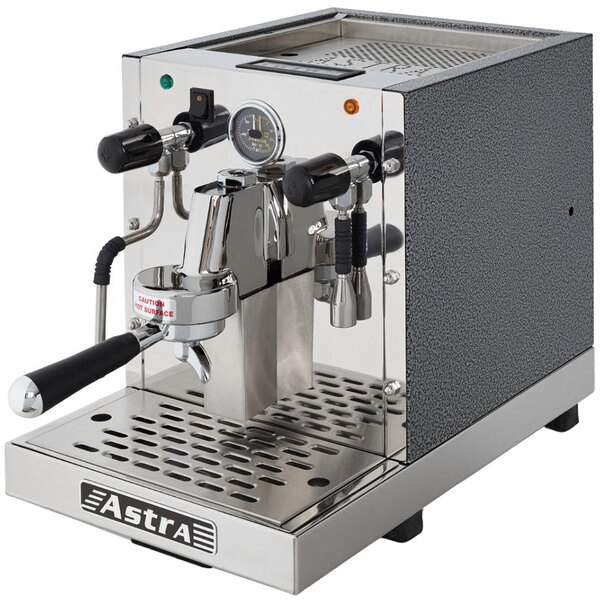 Astra Gourmet GA-021-1 Automatic Stainless Steel Espresso Machine - 110V