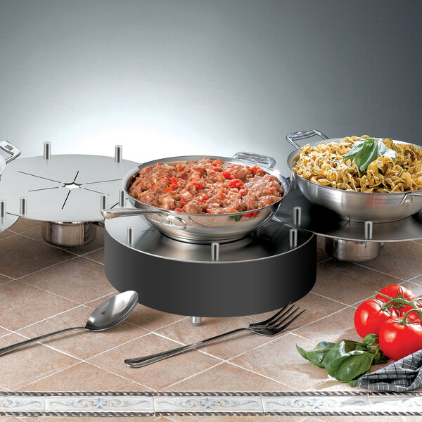 Bon Chef 12101H-NERO Stainless Steel Nero Finish High Linking Chafer ...