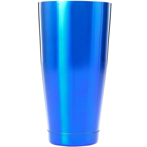 Barfly® M37084BL 28 oz. Blue Full Size Cocktail Shaker Tin