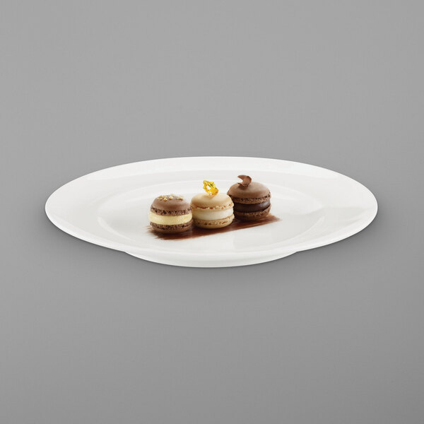 RAK Porcelain CLFP15 Classic Gourmet 5 7/8" Ivory Porcelain Flat Plate ...