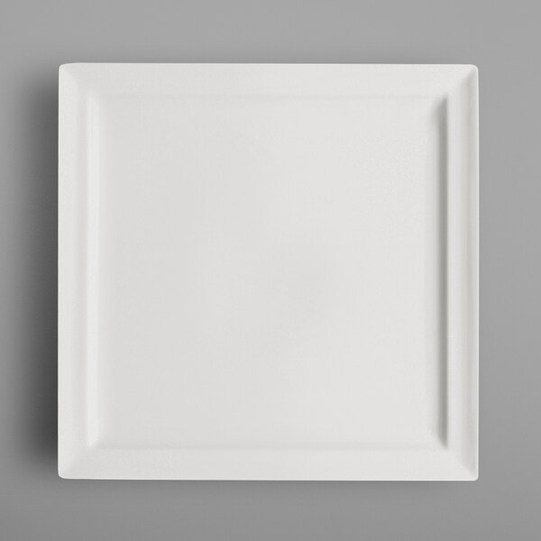 RAK Porcelain CLSP30 Classic Gourmet 11 13/16" Ivory Porcelain Square ...