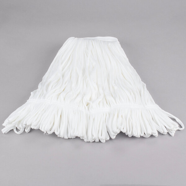 Carlisle 36932000 17 oz. Knitted Fleece Rough Surface Mop Head with 1" Band