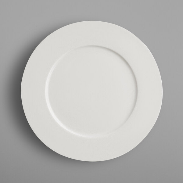 RAK Porcelain FDFP29 Fine Dine 11 7/16" Ivory Porcelain Flat Plate - 12 ...