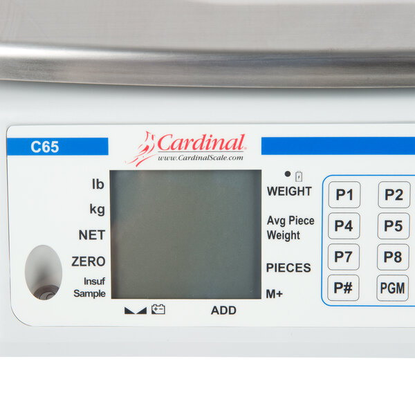 Cardinal Detecto C-65 65 lb. Digital Counting Scale