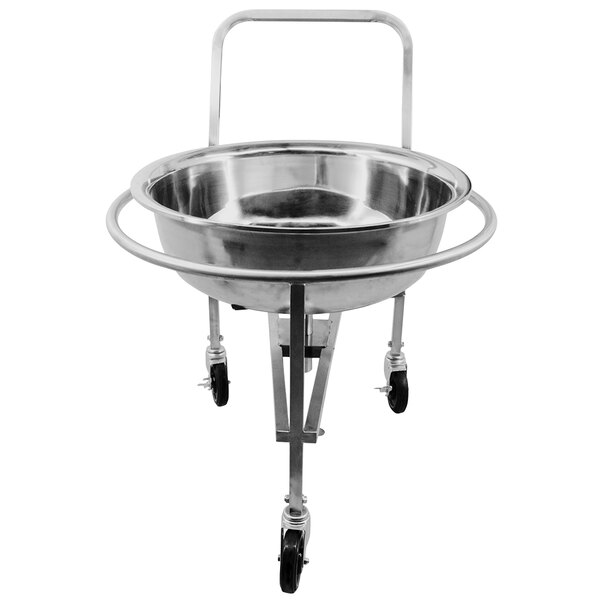 Omcan 43469 Omcan Stainless Steel Mobile Mixing Bowl Stand with 58 ...