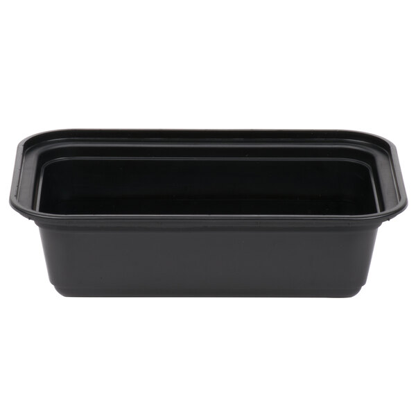 Pactiv Newspring NC-838-B 24 oz. Black 5" x 7 1/4" x 2" VERSAtainer ...