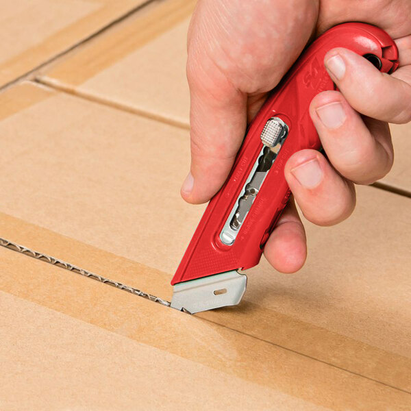 Pacific Handy Cutter S4L Red Left-Hand Safety Cutter
