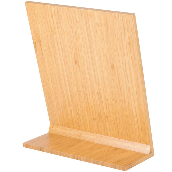 Cal-Mil 1103-811-12 Bamboo Menu Displayette - 8 1/2" x 11"