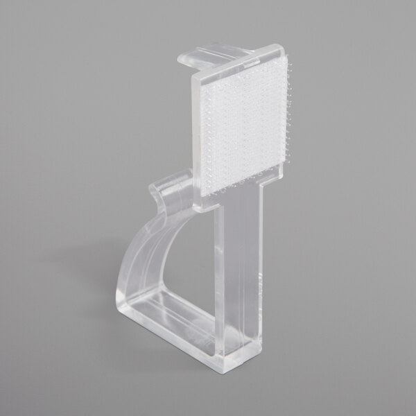 Snap Drape EV Clear Plastic Table Skirt Clip with Hook and Loop ...