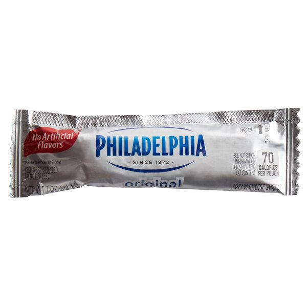 Philadelphia Cream Cheese Individual Packets - 100/Case
