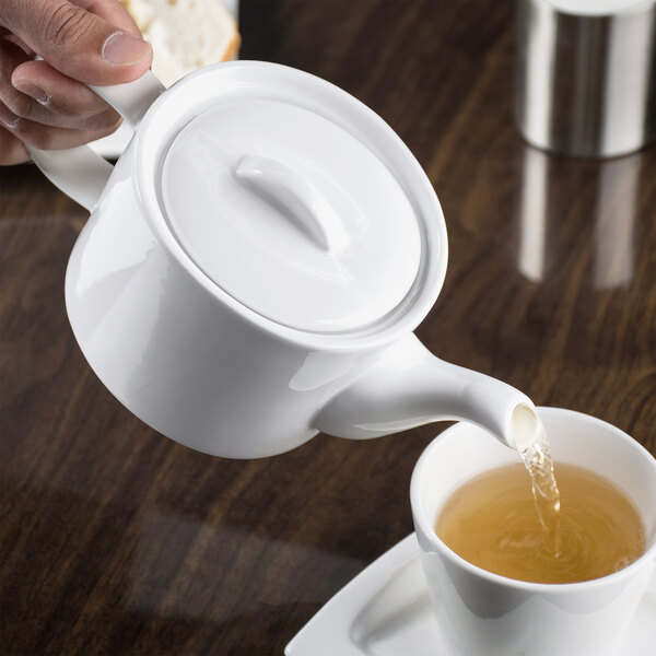 Arcoroc H0013 Daring 13 1/2 oz. Stackable Teapot by Arc Cardinal - 8/Case