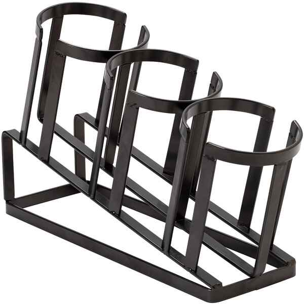 GET Enterprises MTS-3T-MG Urban Renewal Black Metal 3-Section Angled ...