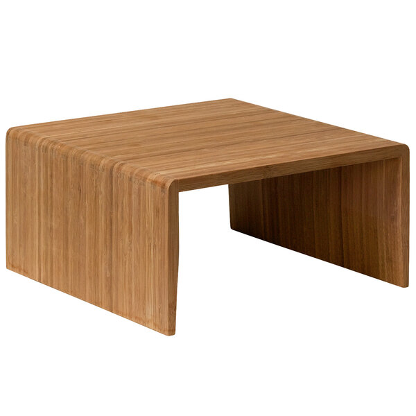 GET Enterprises BAMRISERS8 8" x 8" x 4" Bamboo Riser - 2/Pack