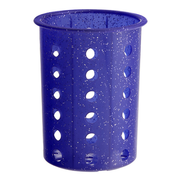 Steril-Sil RP-25-PURPLE Purple Perforated Plastic Flatware Cylinder