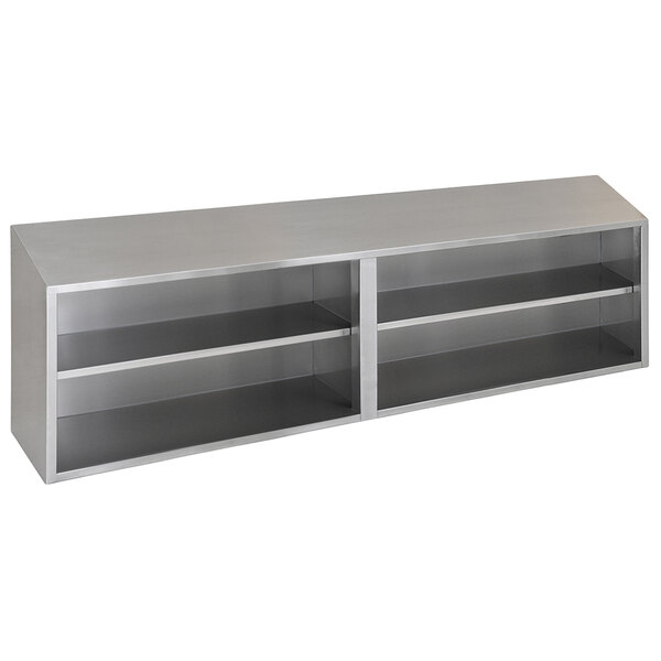 Eagle Group WCO-84 84" Stainless Steel Open Wall Cabinet