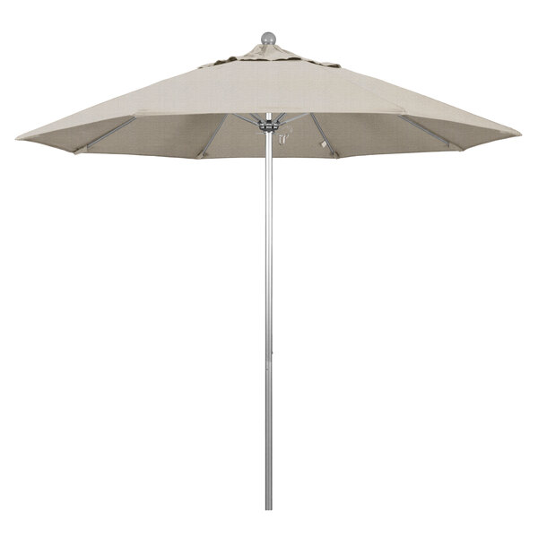 California Umbrella ALTO 908 OLEFIN Venture 9' Round Push Lift Umbrella ...