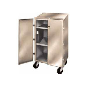 Winholt OTE-78 Beige Steel Enclosed Receiving / Shop Desk with Lockable ...