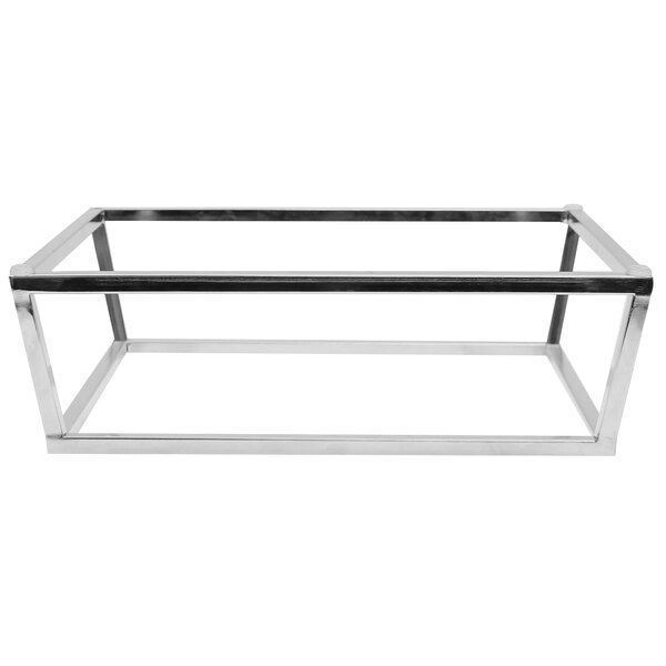 Tablecraft 21004 12 3/4" x 6 7/8" x 3 7/8" Stainless Steel Short Third ...