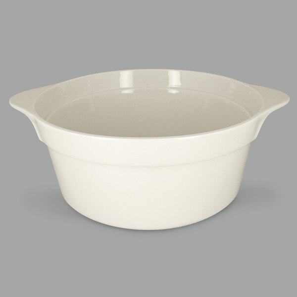 RAK Porcelain CFRD28WHBD Chef's Fusion 155.6 oz. Sand White Round ...