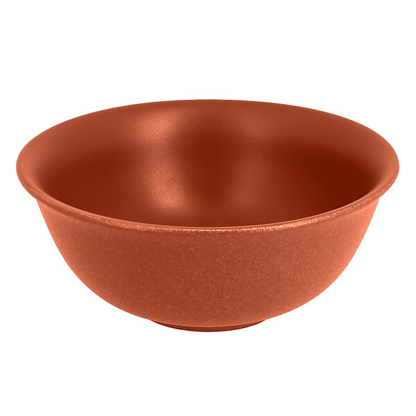 RAK Porcelain NFNNRB16BW Neo Fusion 19.6 oz. Terra Brown Porcelain Bowl ...