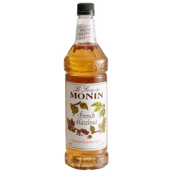 Monin Premium French Hazelnut Flavoring Syrup 1 Liter