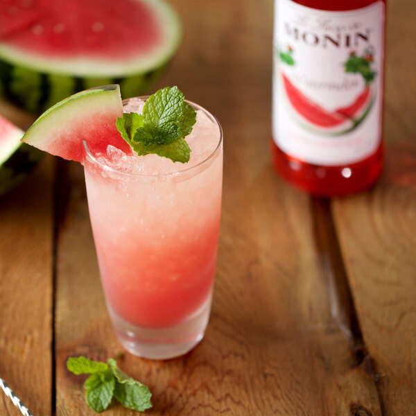 Monin Premium Watermelon Flavoring Syrup 1 Liter