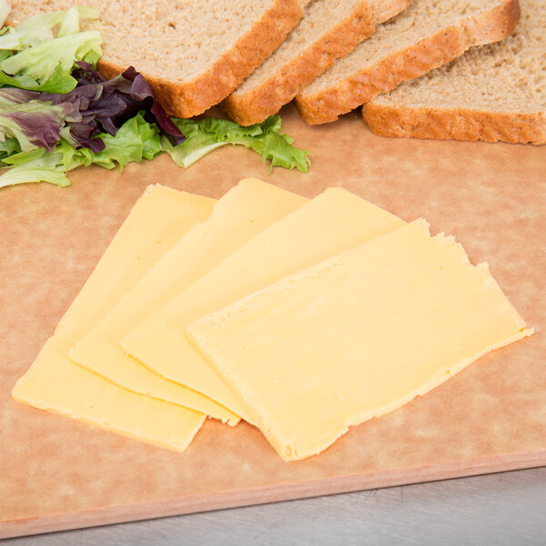 Cooper Sharp Yellow American Cheese - Bulk 5 lb. Blocks (6/Case)