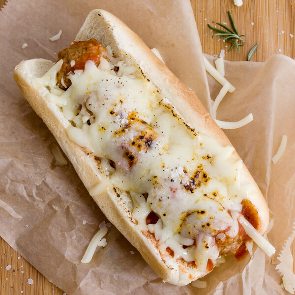 5 lb. Shredded Swiss Cheese - 4/Case