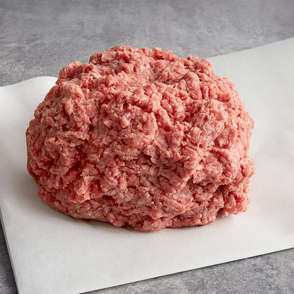 Warrington Farm Meats Frozen Ground Beef 5 lb. - 4/Case