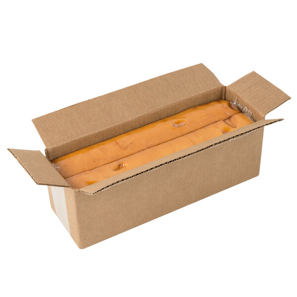 2.25 lb. Smoked Cheddar Cheese - 4/Case