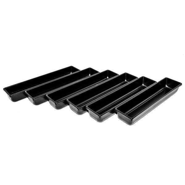 Marco Company Black Plastic 6-Step Produce Display Riser with Removable ...