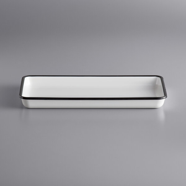 American Metalcraft MRSW13 Endurance 12 3/4" x 7" Rectangular Black ...