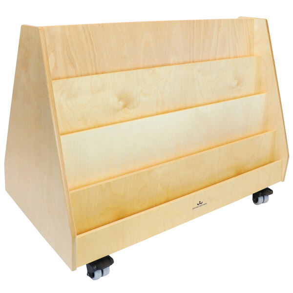 Whitney Brothers WB0139 36" x 22 1/2" x 28" Two Sided Mobile Book ...