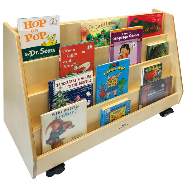 Whitney Brothers WB0136 36" x 14 1/2" x 28" Deluxe Two Sided Mobile ...