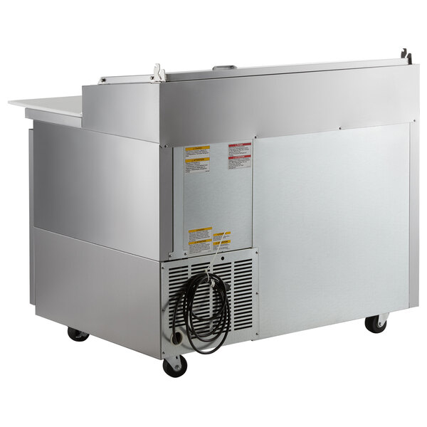 Beverage-Air DP46HC 46" 1 Door Refrigerated Pizza Prep Table
