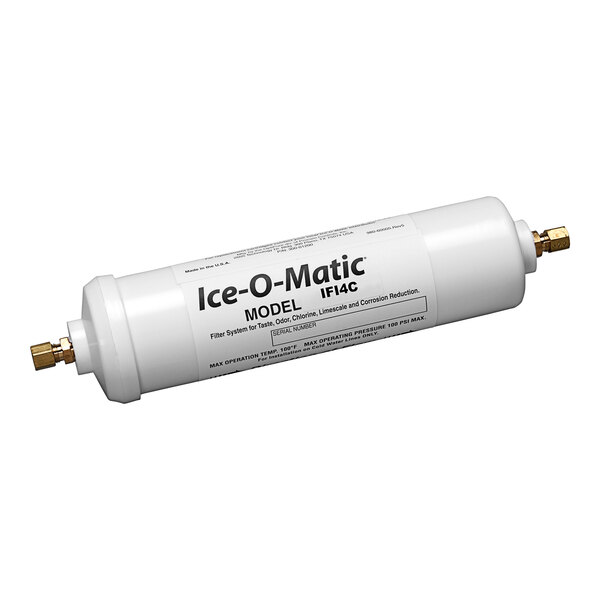 Ice-O-Matic IFI4C Inline Single Ice Machine Water Filter Cartridge - 10 ...