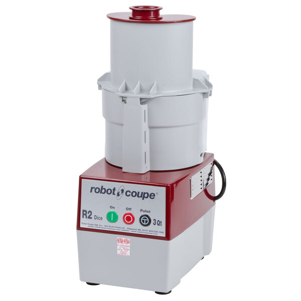 Robot Coupe R2 Dice Food Processor w/ 3 Qt. Bowl - 2 hp