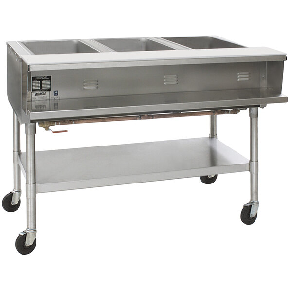 Eagle Group SPHT3-240-3 Three Pan Sealed Well Portable Hot Food Table ...